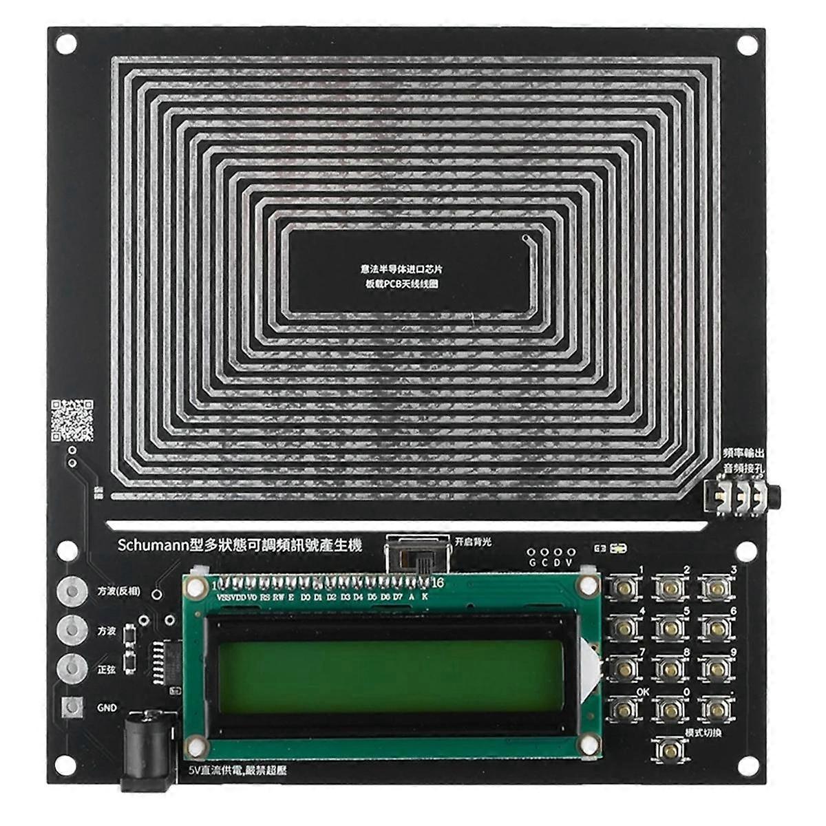 7.83HZ Wave Generator Adjustable 0.1HZ-30KHZ Pure Sine Frequency ...