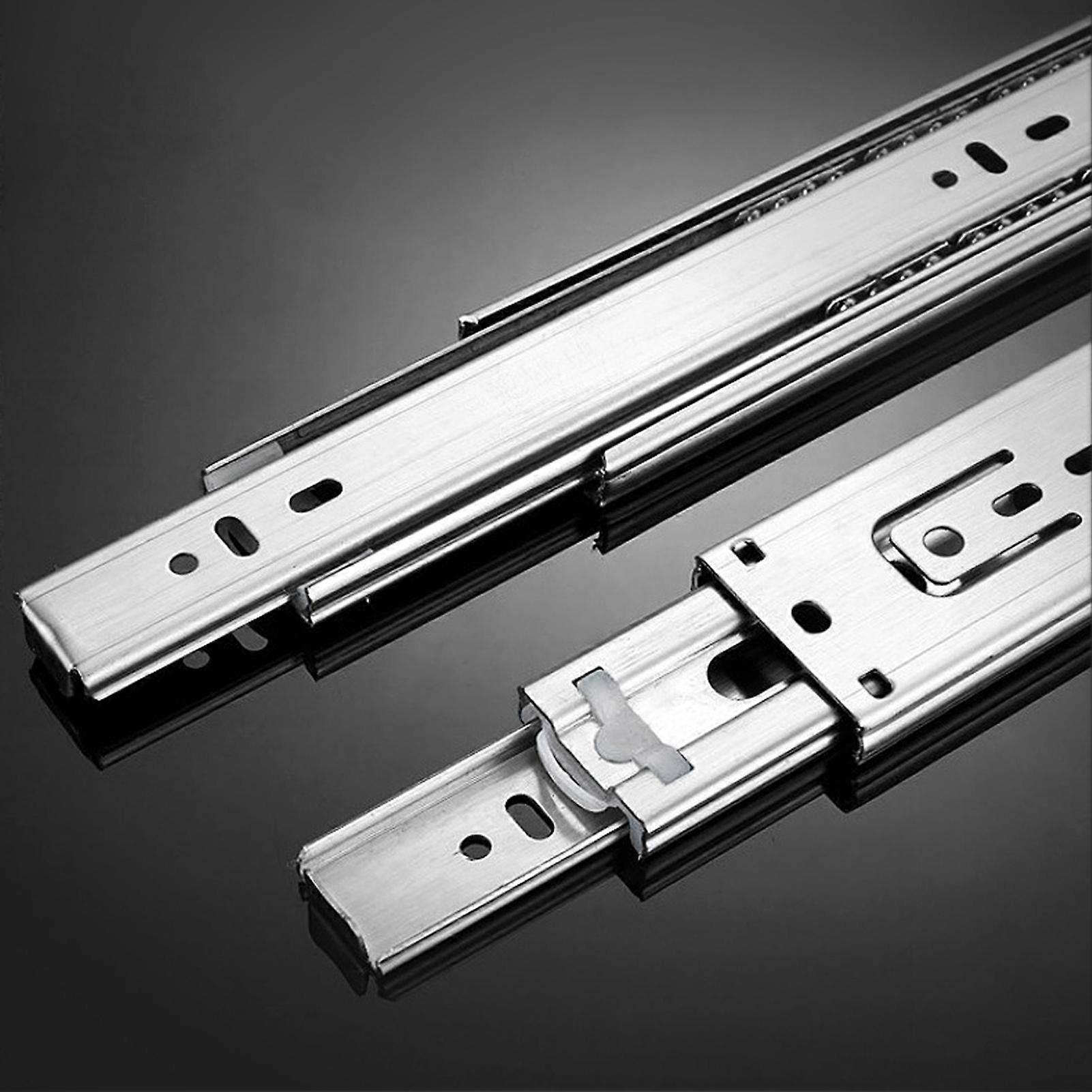 Drawer Slide Sliding Type Three Section Stainless Steel Soundless Good ...