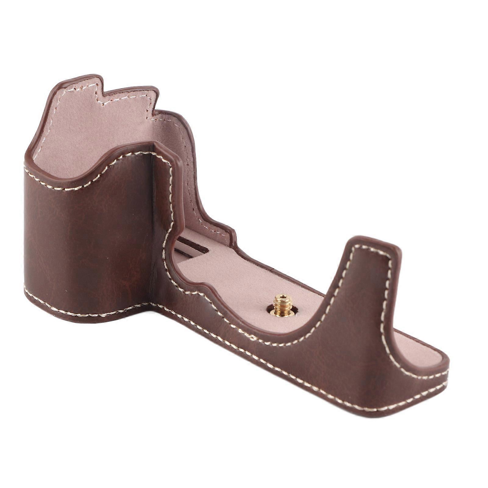 Leather Camera Half Case for Fujifilm XS10 Half Body Protection Cover ...