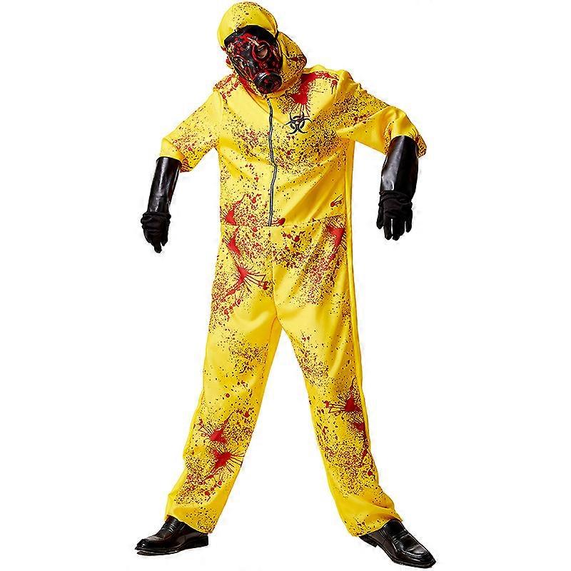 Halloween Zombie Costume Nuclear Radiation Adult Mutant Zombies Waste ...