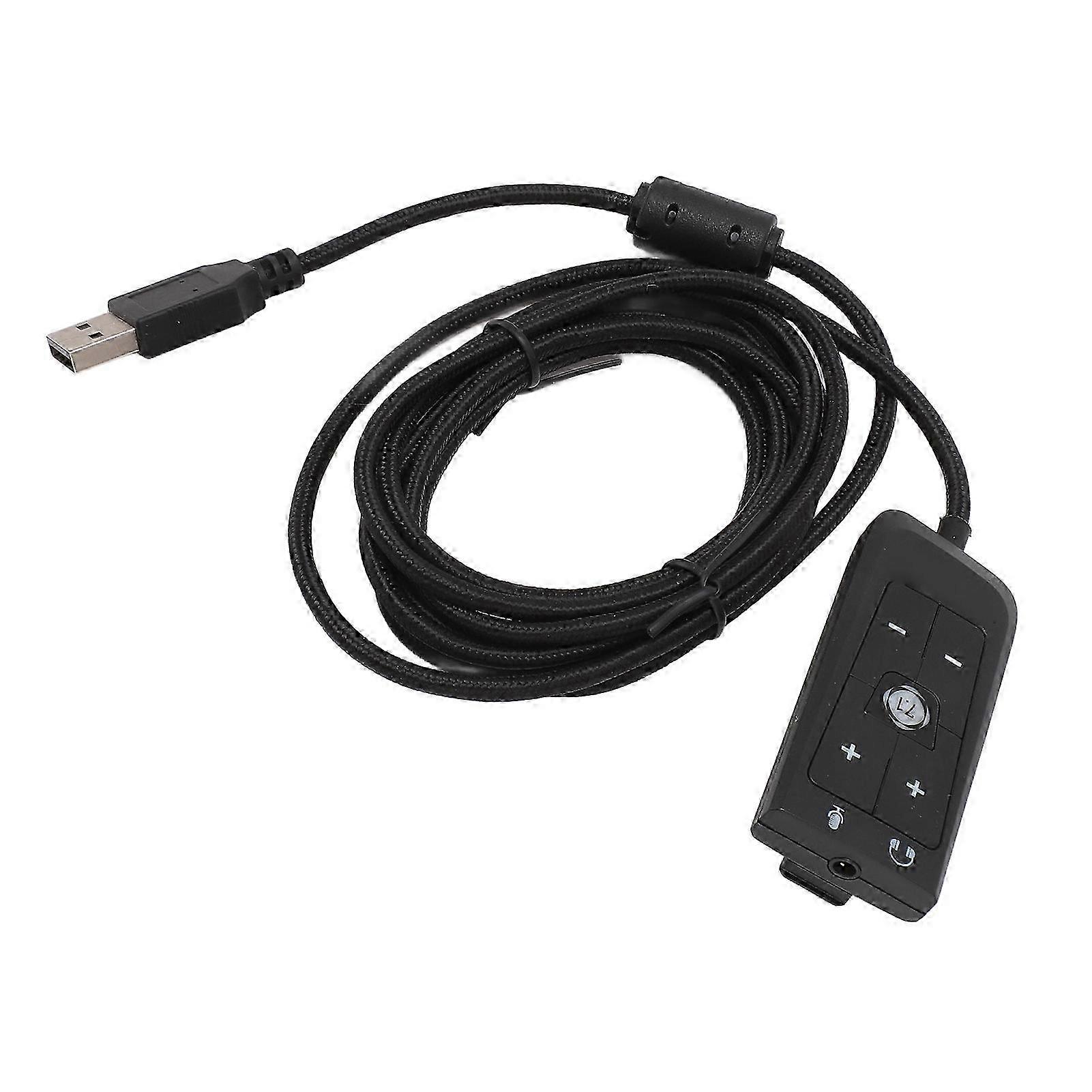 USB to 3.5mm Jack Audio Sound Card Adapter with Headphone and ...