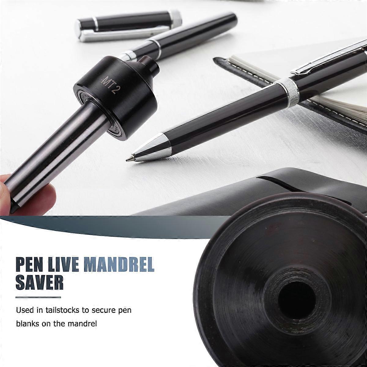 Pen Turning Lathe Live Mandrel Saver for Woodworking Morse Taper MT2 | Fruugo UK