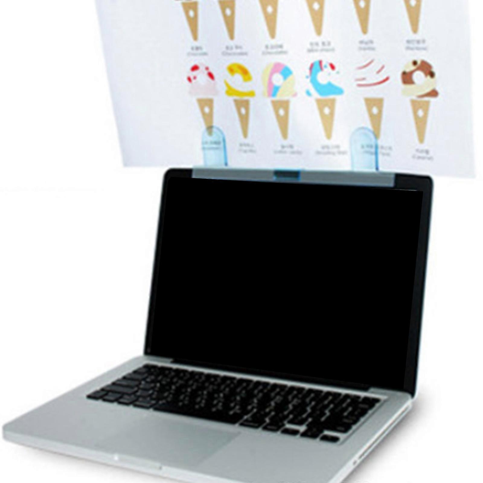 Monitor Document Holder Clip Monitor Note Organiser for Laptops ...