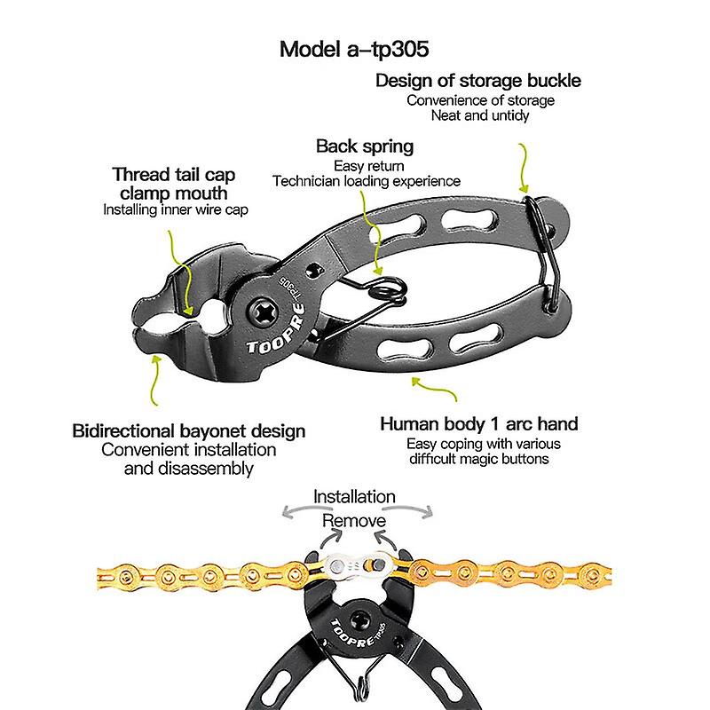 Bicycle Chain Checker Buckle Pliers Mini Mtb Bike Chain Quick Release ...