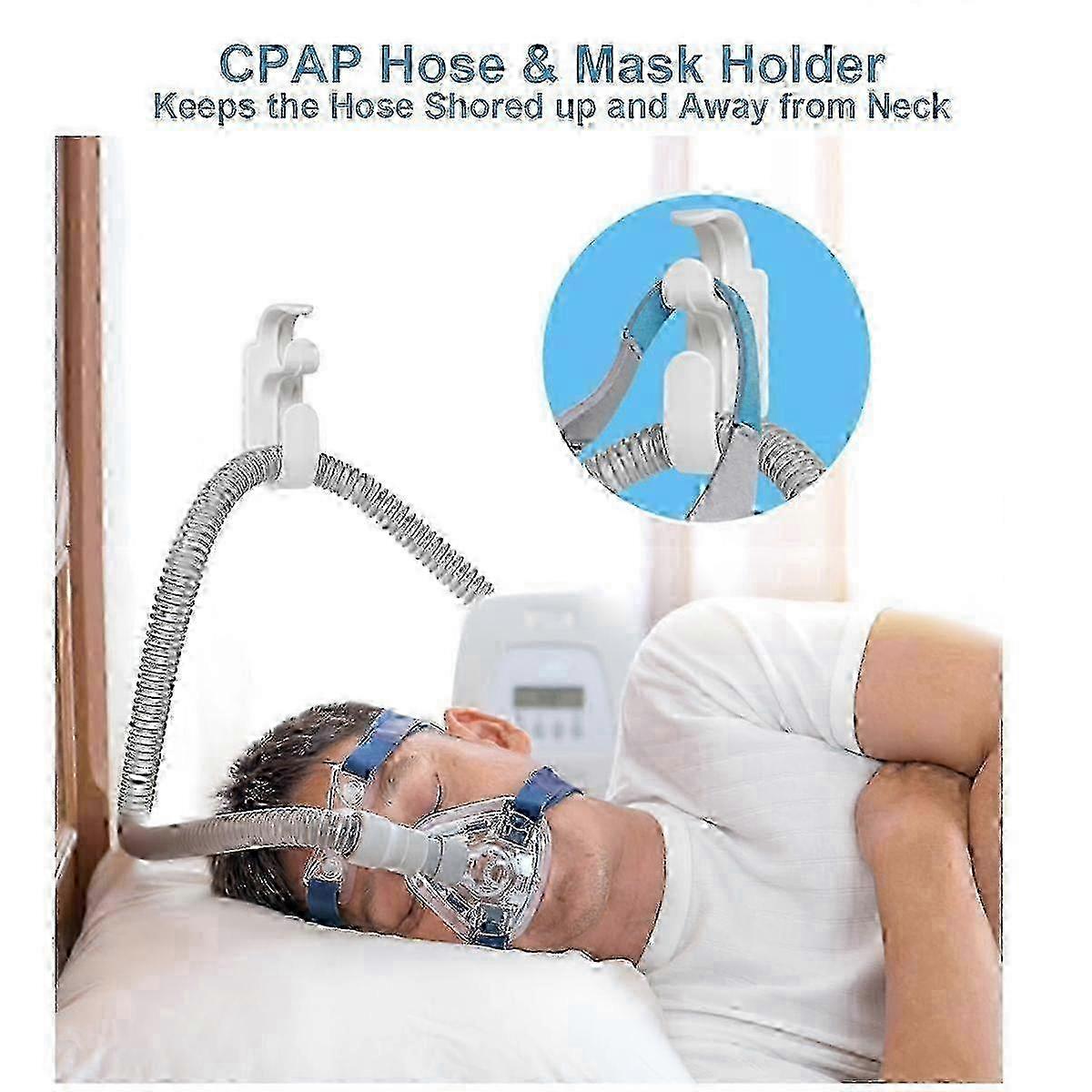 2Pcs CPAP Hose Holder & Tube Hanger for Bed or Wall - Drying Hook for ...