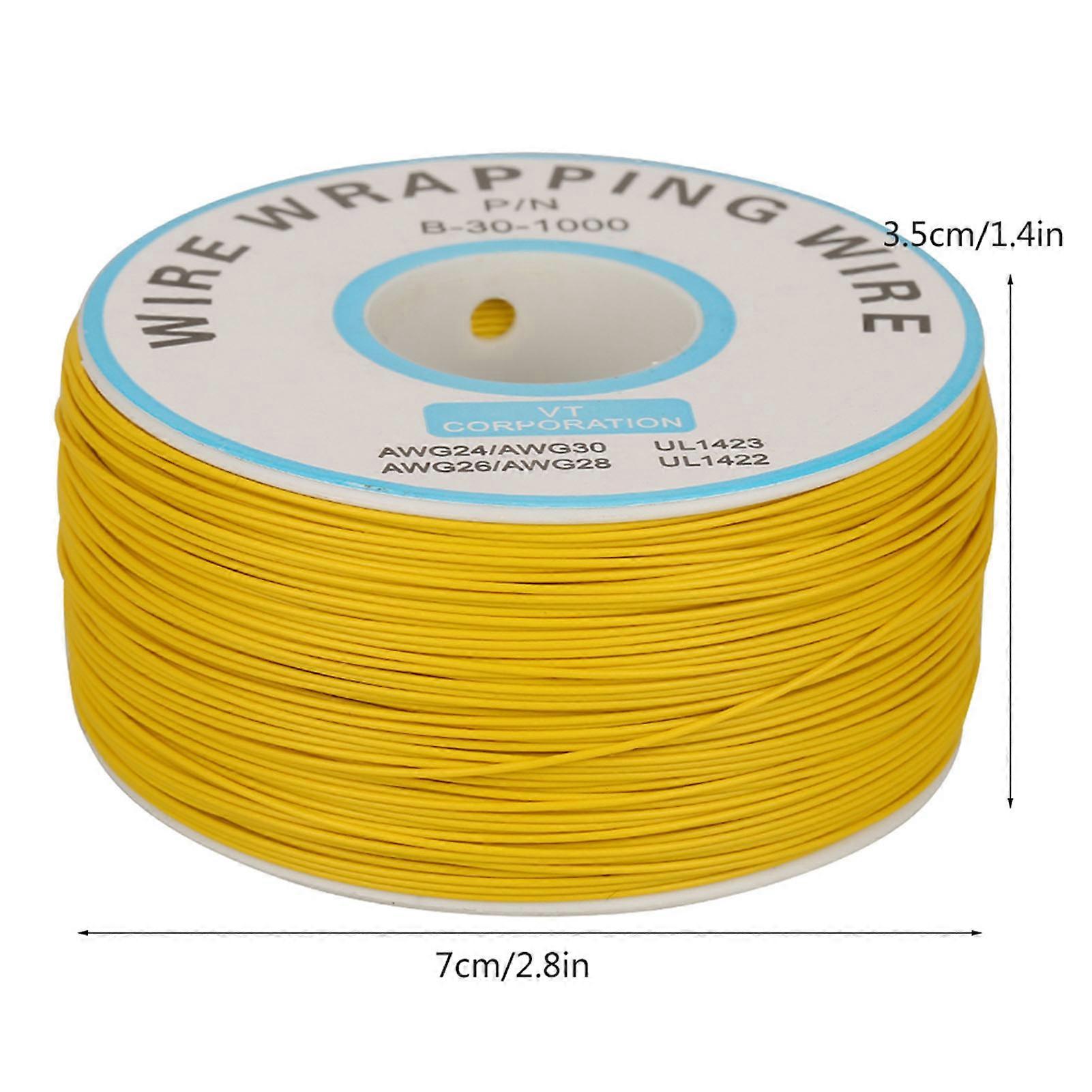 1Roll Tin Plated Single Copper Strand 30AWG Electric Wrapping Wire ...
