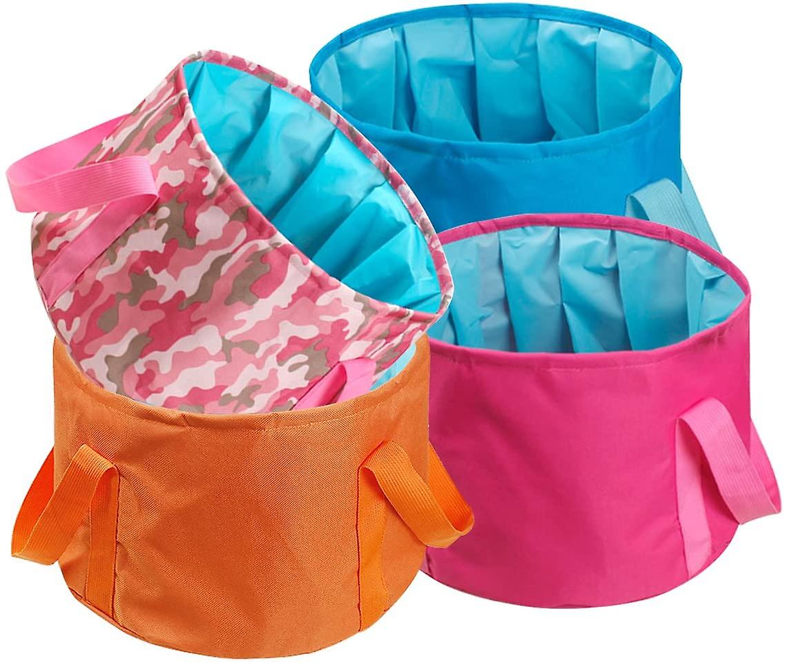 Collapsible Water Bucket Camp Bucket, Ultralight Folding Wash Basin ...