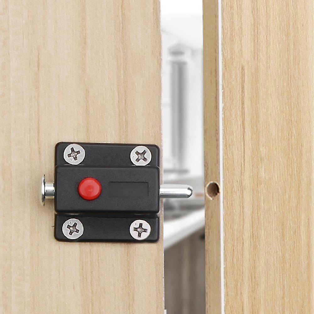 4 Pieces Spring Loaded Window Cabinet Knob Automatic Door Latch Lock ...