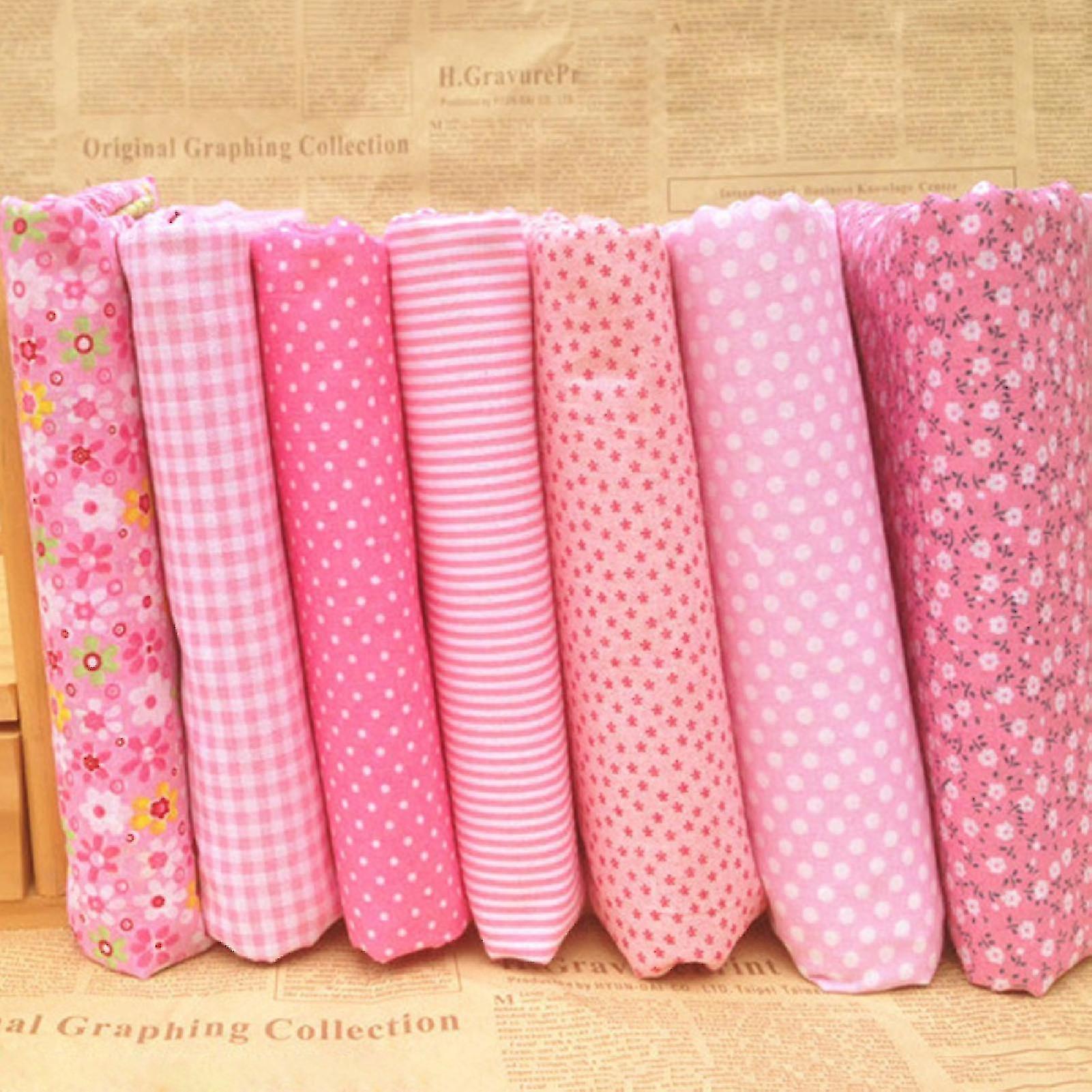 7pcs/set Cotton Fabric Sewing Different Pattern Fabric Patchwork ...
