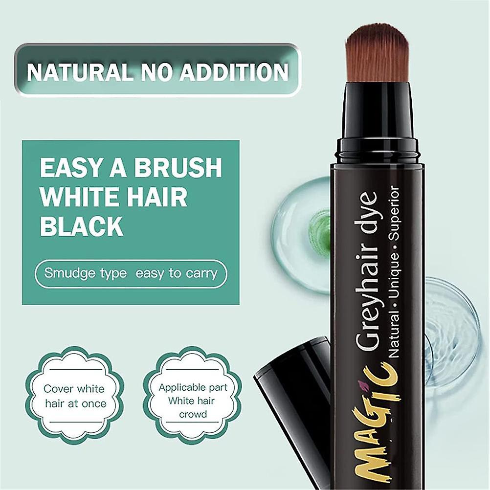 2024 New,one Time Natural White Hair Cover Up Stick One Time Coloring ...