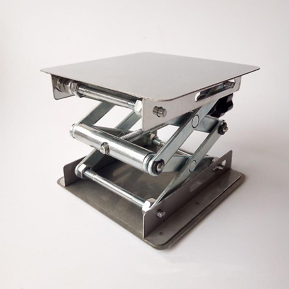 200 X 200mm Stainless Steel Lab Jack Scissor Lift Platform, Expandable ...
