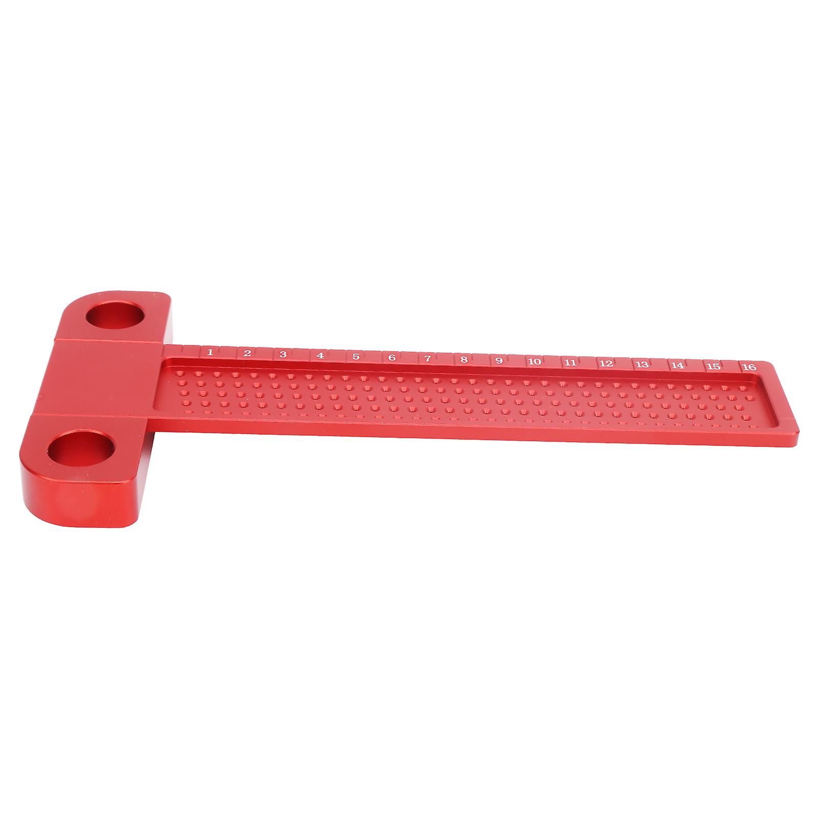 T-Type Ruler Scriber Tool for Woodworking and Carpenter: Hole & Line ...