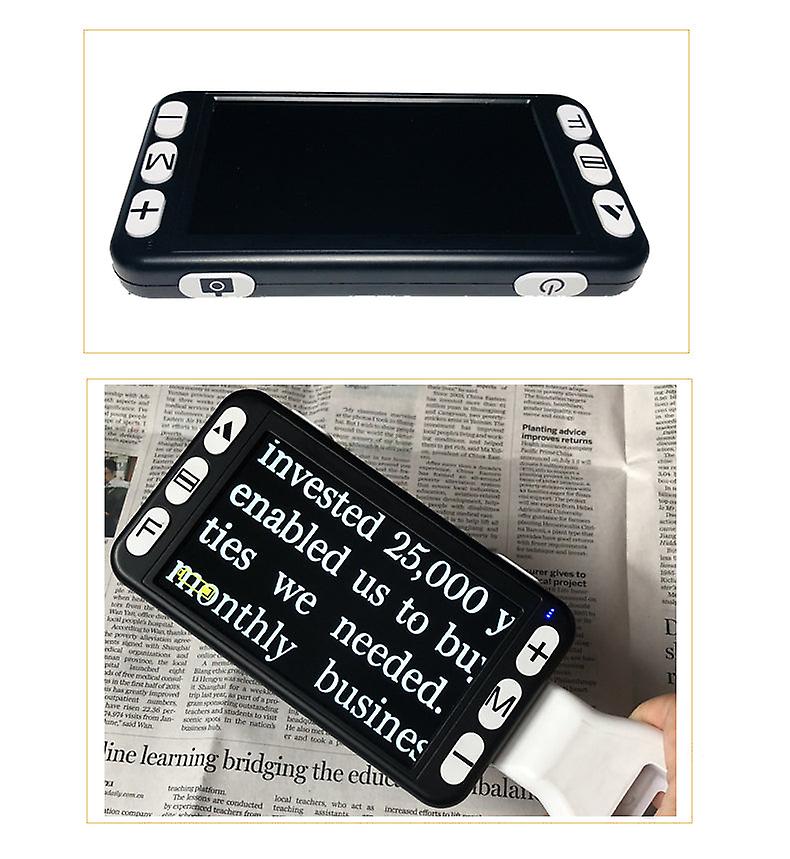5Inch lcd display low vision video magnifier portable reading magnifier ...