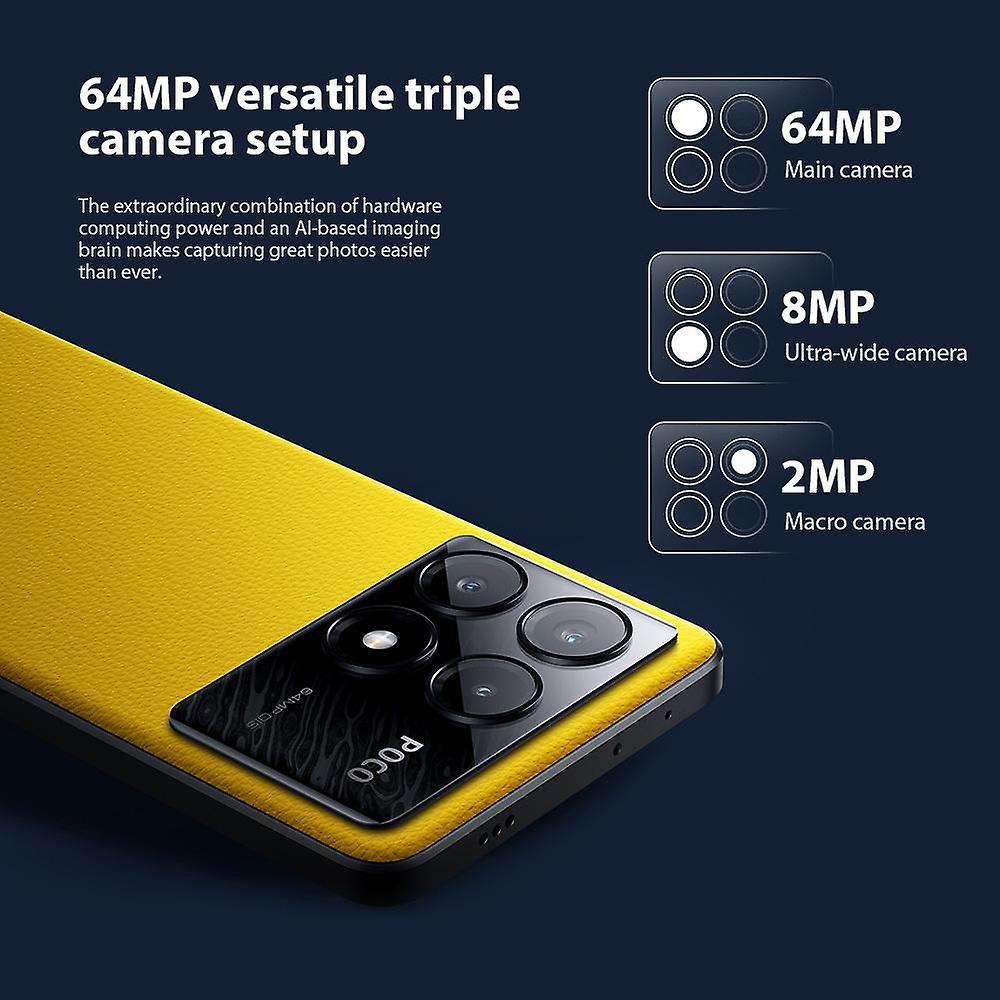 POCO X6 Pro 5G with NFC Dimensity 8300-Ultra HyperOS 120Hz AMOLED ...