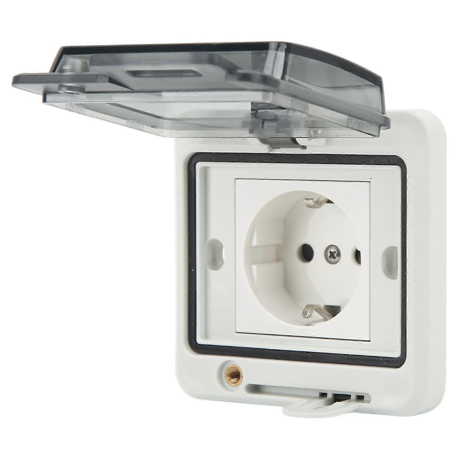 EU Standard IP66 Waterproof Wall Outlet Wall Mounted Concealed Plug ...