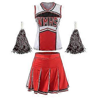 High School Glee Club Girl Cheerleader Costume Glee Style Cheerleading ...