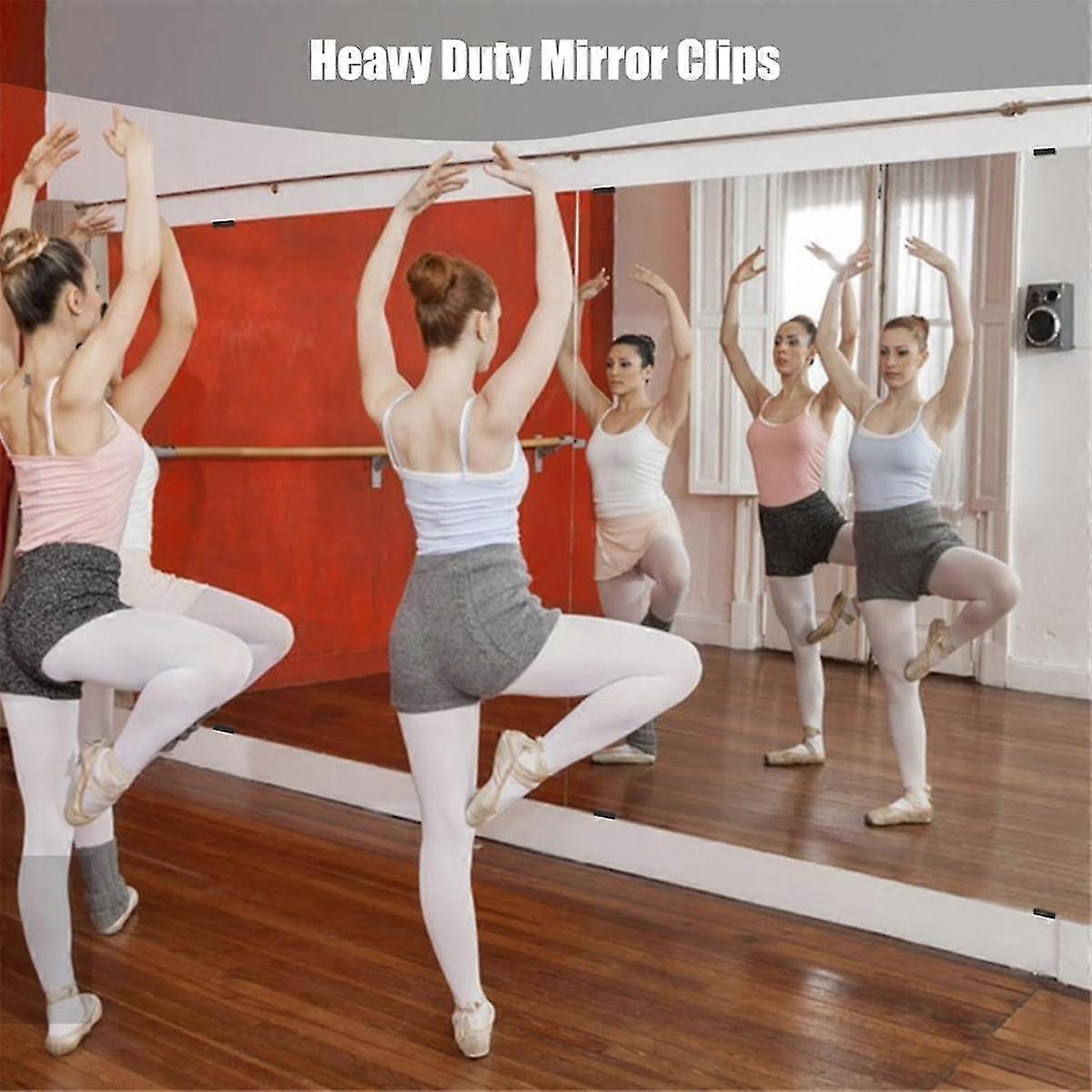 10 Pack Wall Mounted Mirror Clips Stainless Steel U Brackets with ...