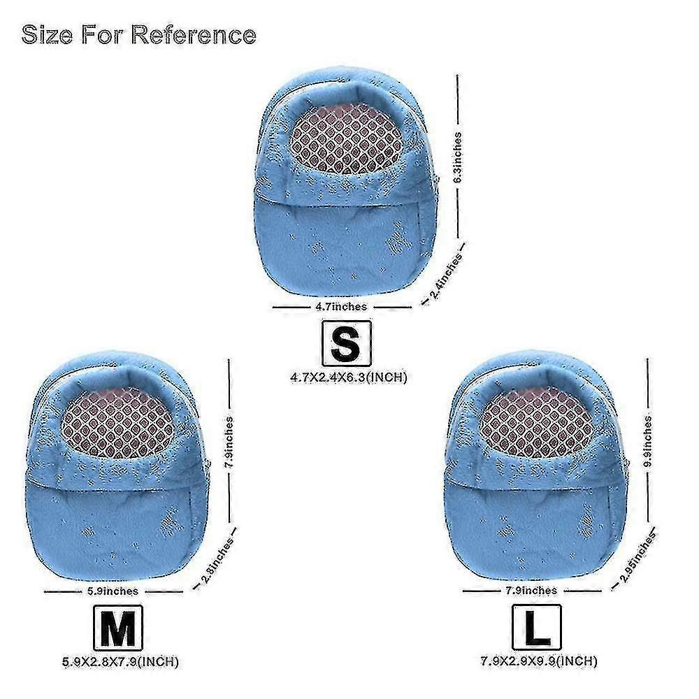 Small Pet Backpack Rabbit Cage Hamster Chinchilla Portable Travel Warm ...