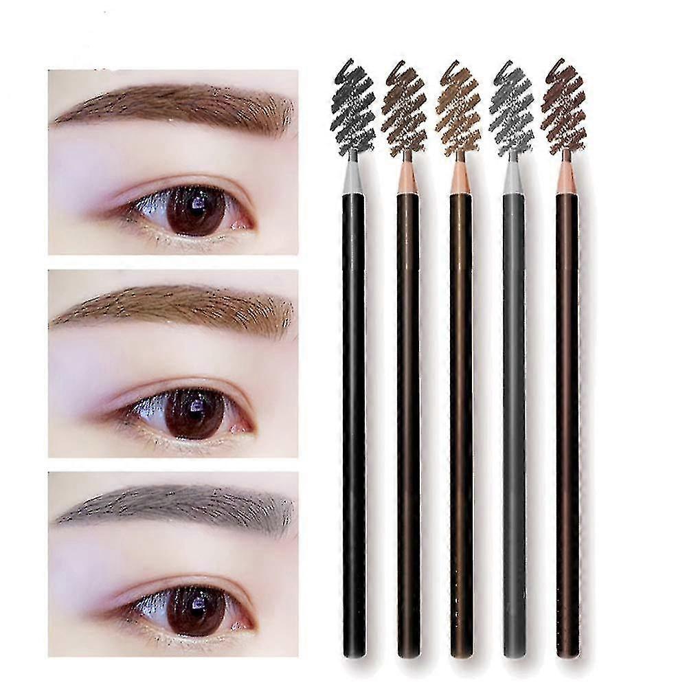 2024 New 5pcs Microblading Pencil Waterproof Eyebrow Peel-off Pencil ...
