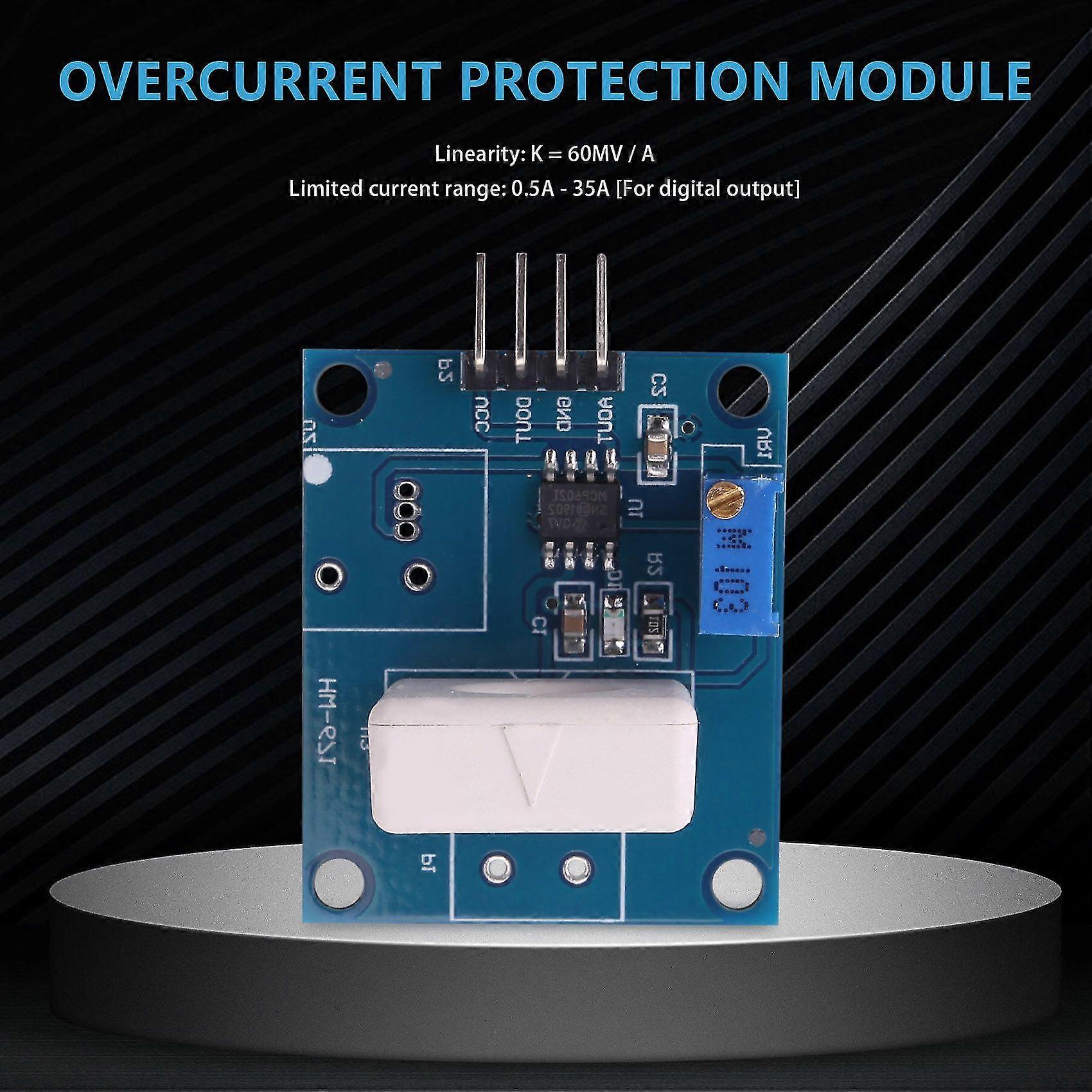 -671 WCS1800 Hall Current Sensor Detects 35A Short-Circuit / Overcurrent Protection Module ...