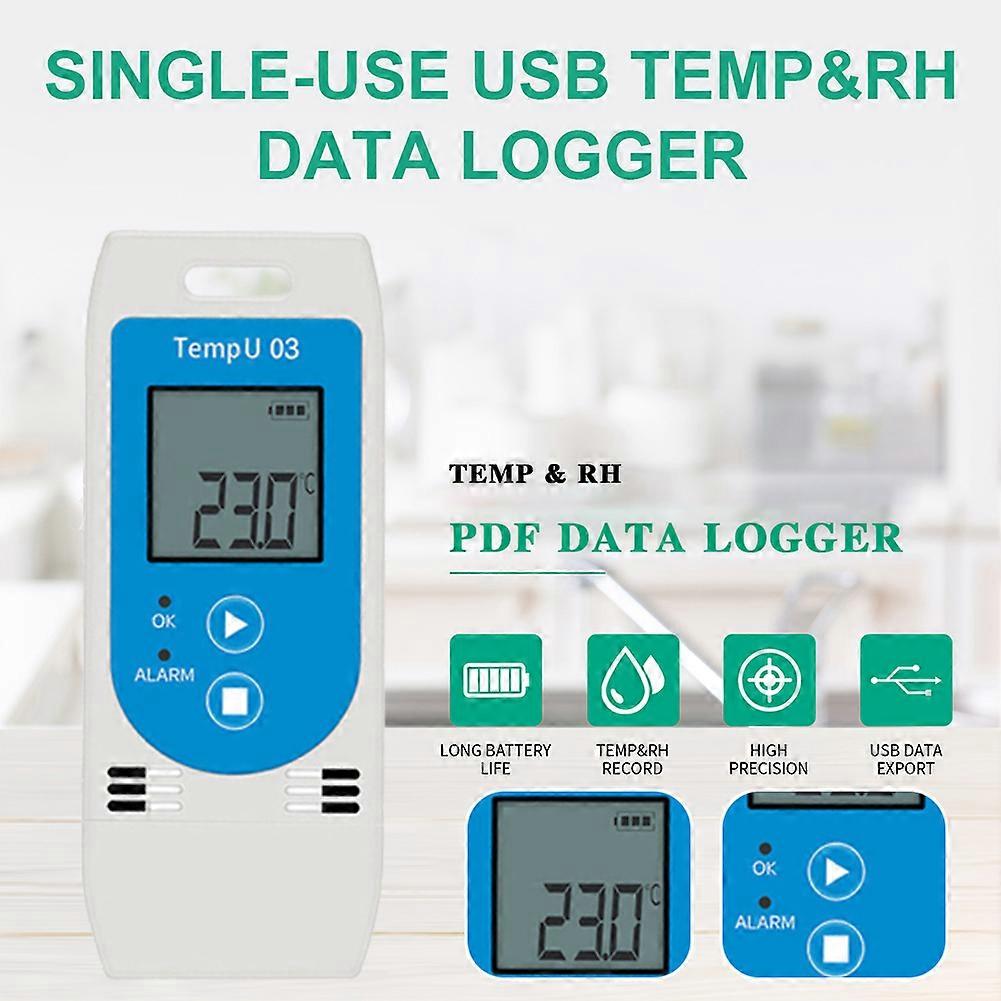USB Temperature Data Recorder Reusable Relative Data Humiture Recording ...