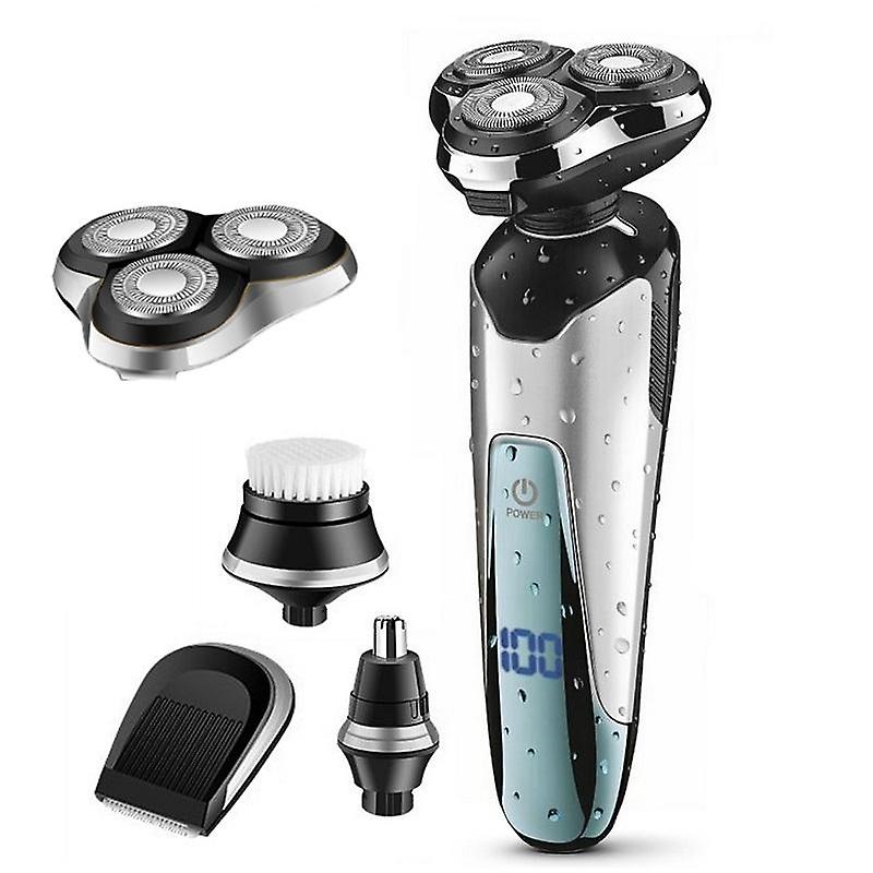 4In1 men's washable rotate shaver electric razor for men rechargeable ...