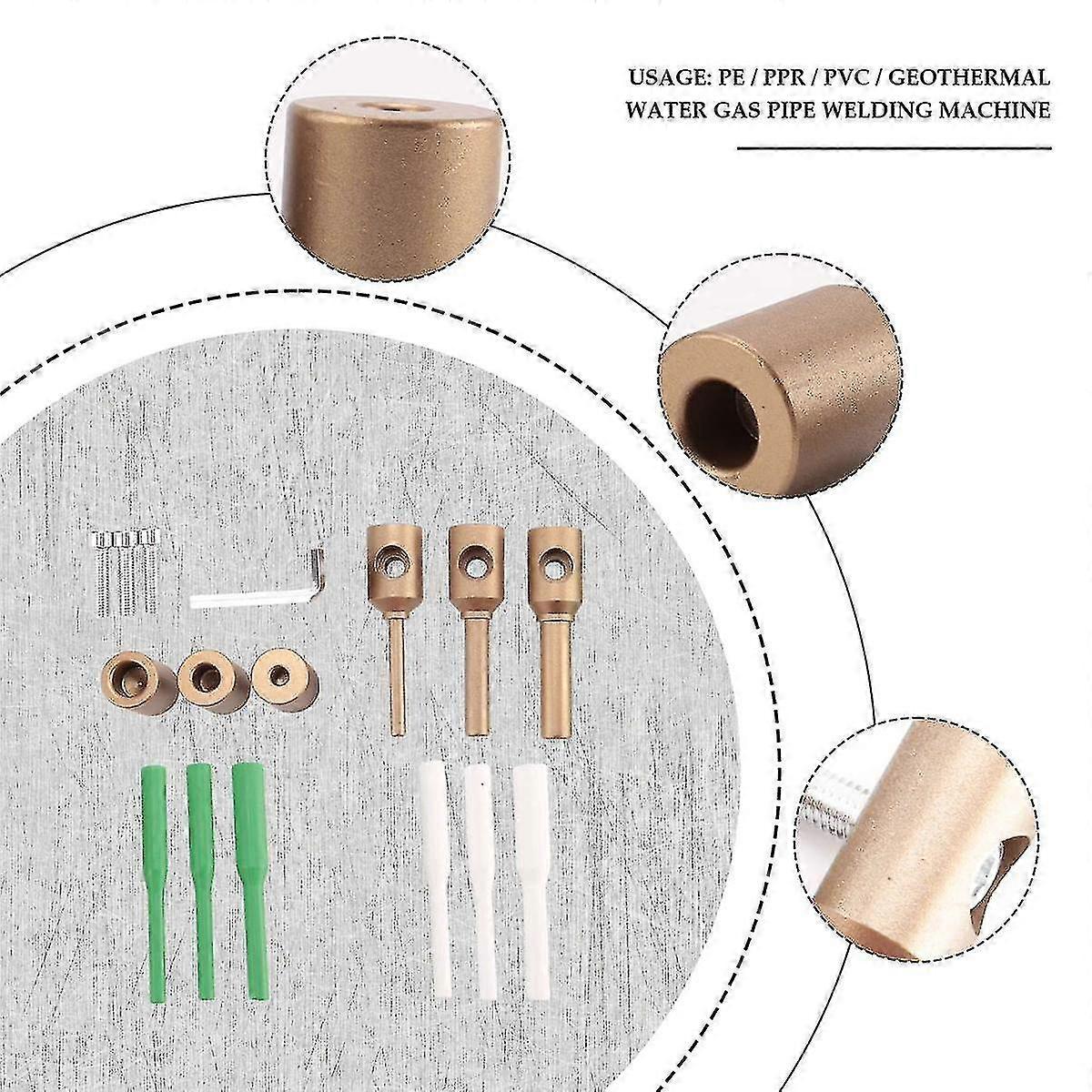 7/11/14mm Plumbing Repair Tools Plastic PPR Repair Die Heads Welder ...