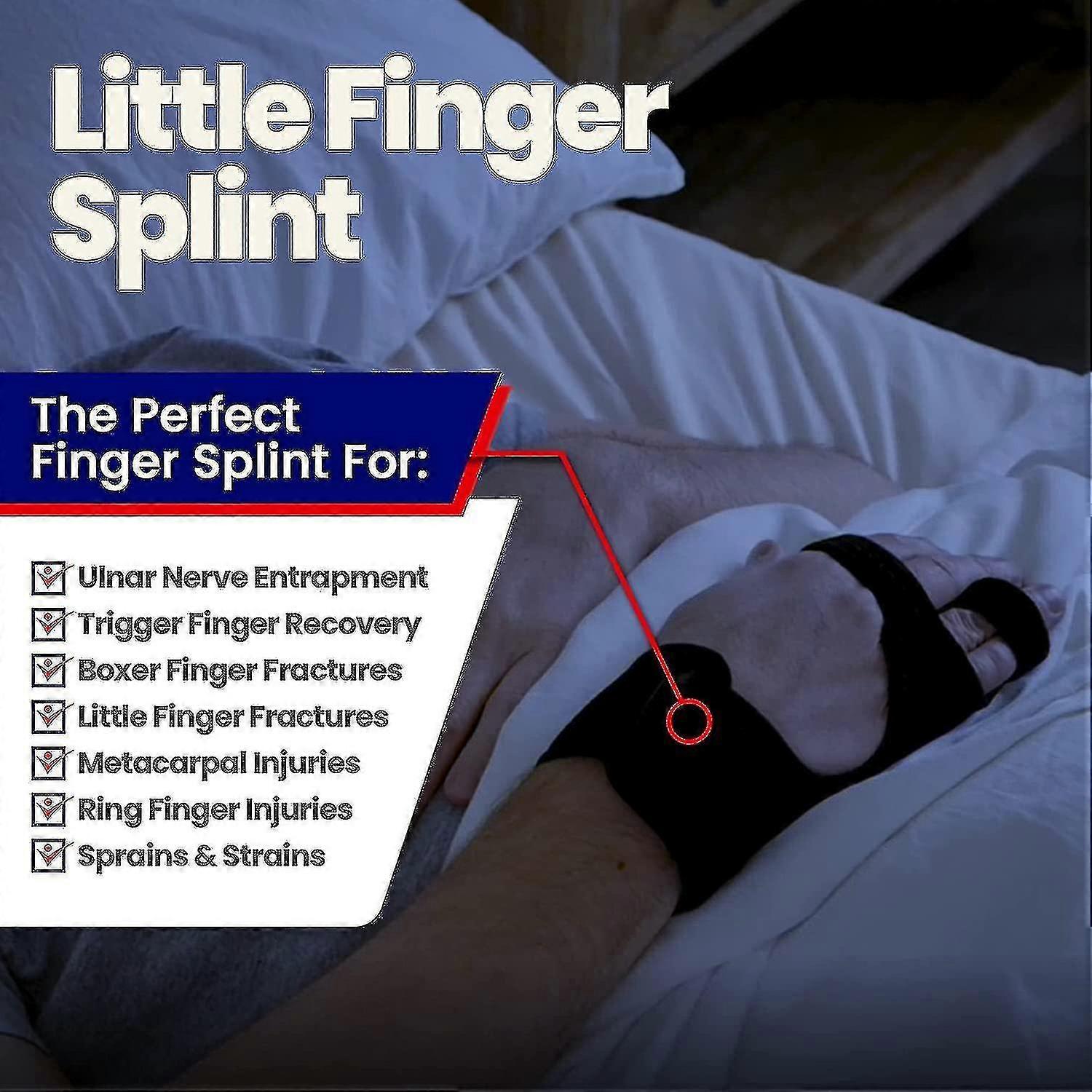 Metacarpal Left - Small/med Finger Splint Hand Brace Pinky Finger ...