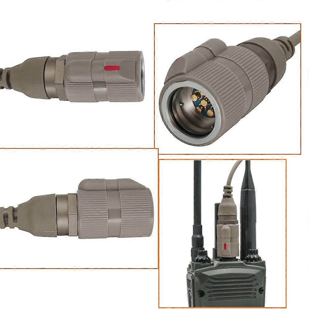 TCIHEADSET Tactical Headphone Adapter AN/PRC-163 PRC 163 Harris Dummy ...