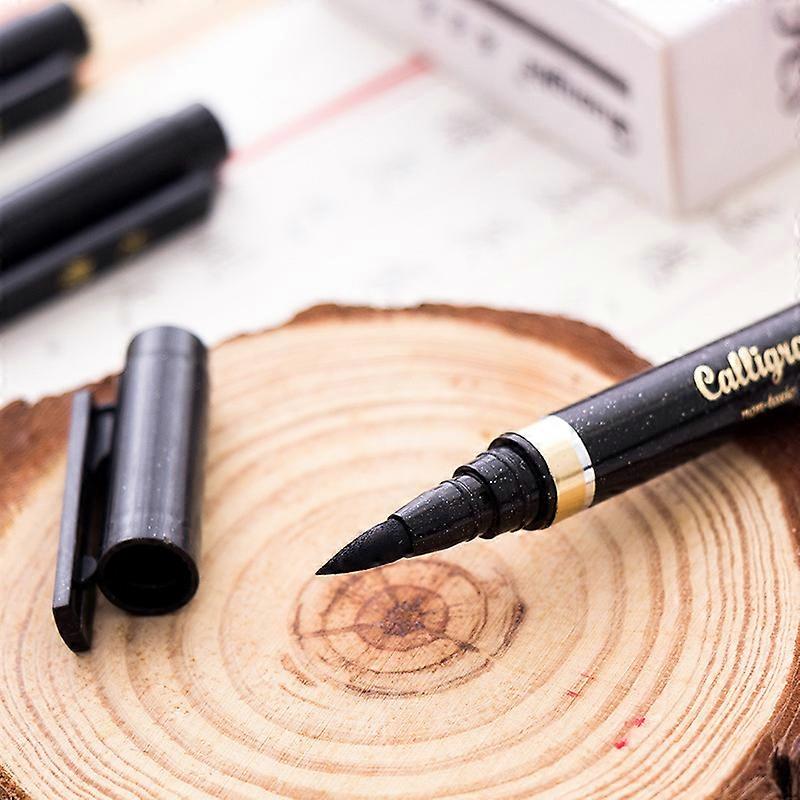 Calligraphy Pens, 6Pcs Calligraphy Pen Set for Lettering, Black Brush ...