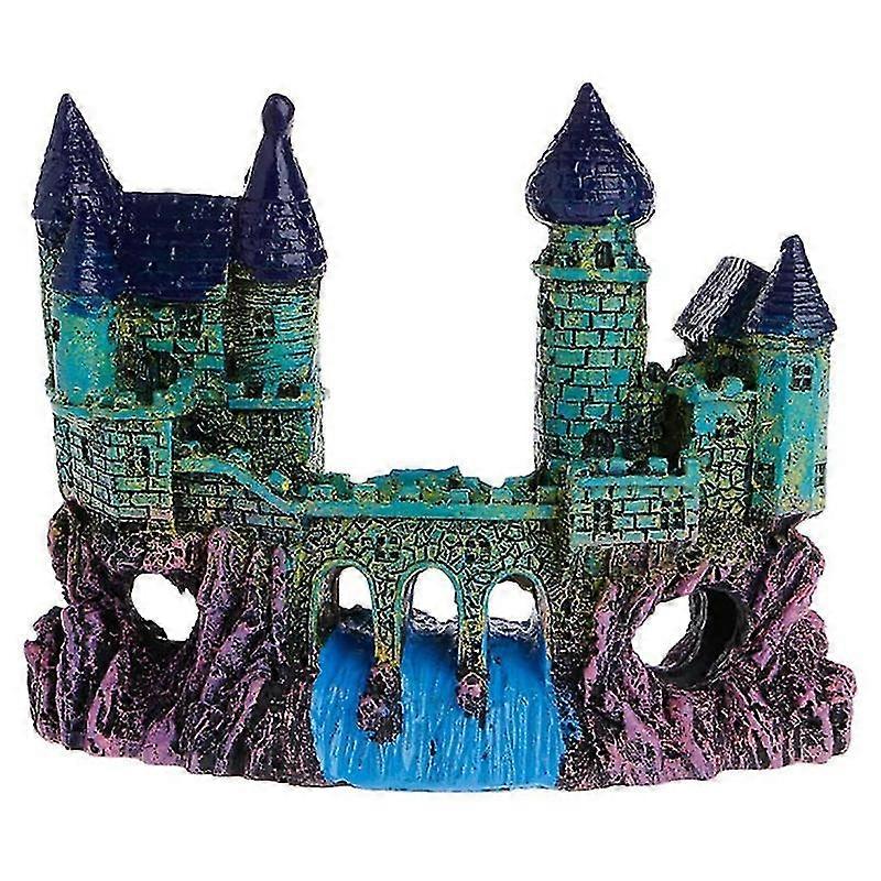 Castles Aquarium Ornament Resin Mythical Magic Castles Decorations Fish ...