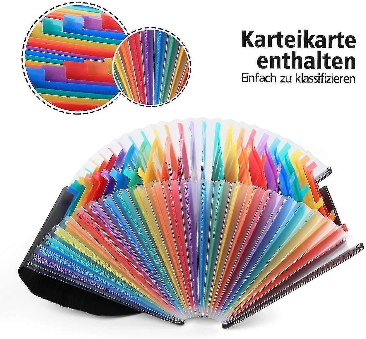 Document Folder A4, Expanding Folder Sorting Folder Colorful File ...