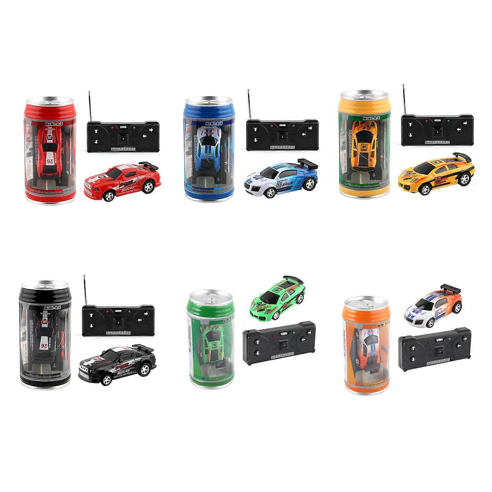 Battery Operated 1:45 Mini RC Car in Can Shape - LED Lights, Random ...