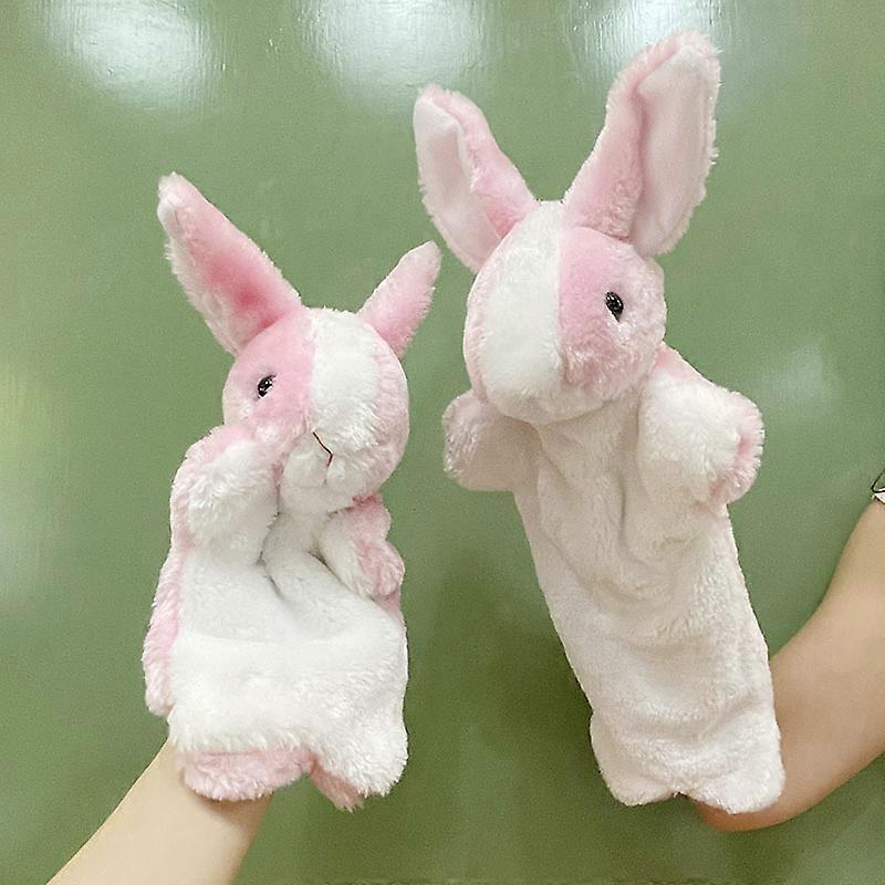 Animal Hand Puppets Bunnies Hand Puppet Set Stuffed Animal Plush Toy ...