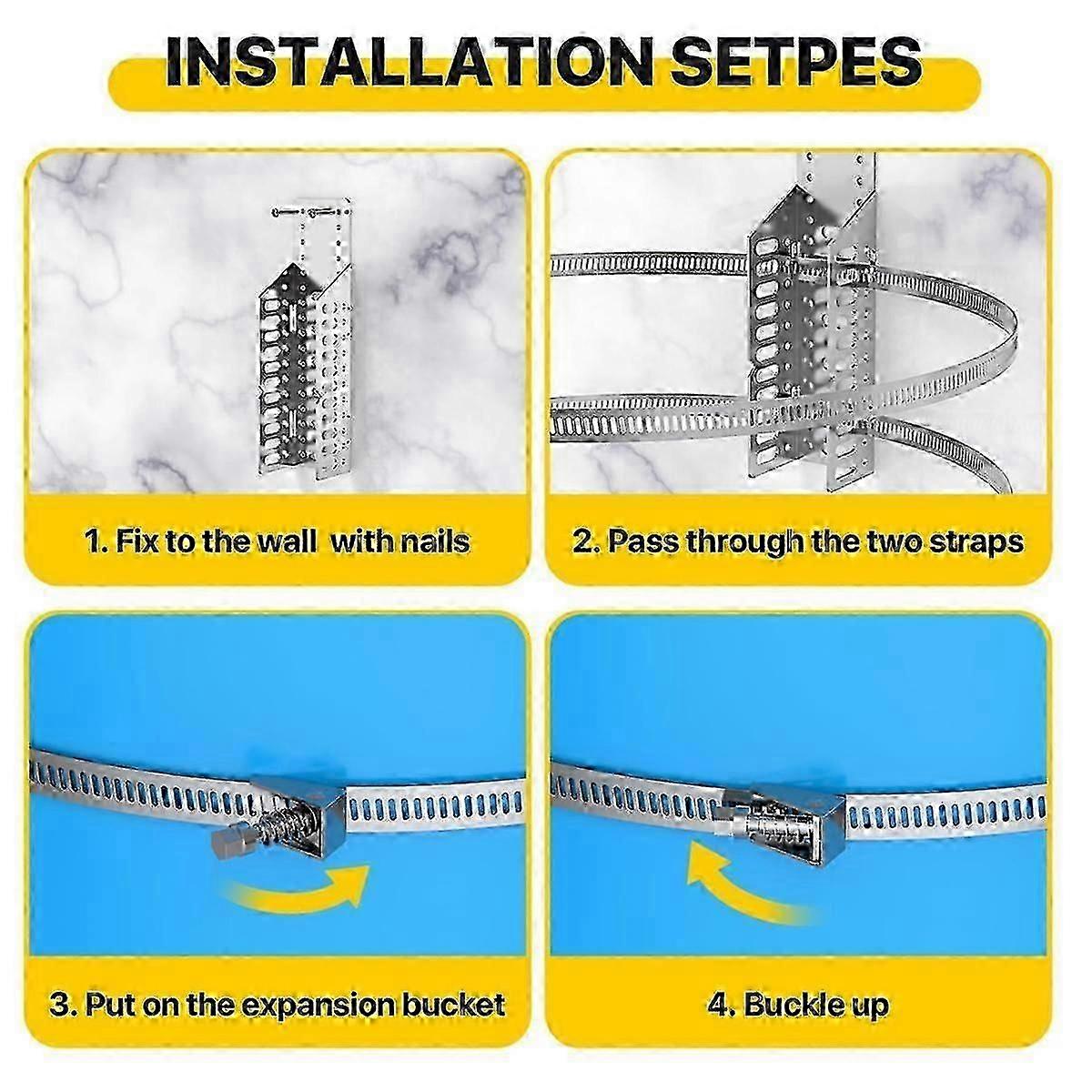 Expansion Tank Mounting Bracket compatible with Hot Water Heater ...