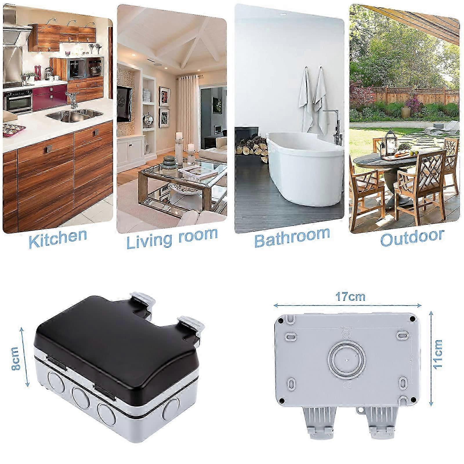 IP66 Waterproof Socket, Weatherproof Outdoor Sockets, Outdoor Wall ...