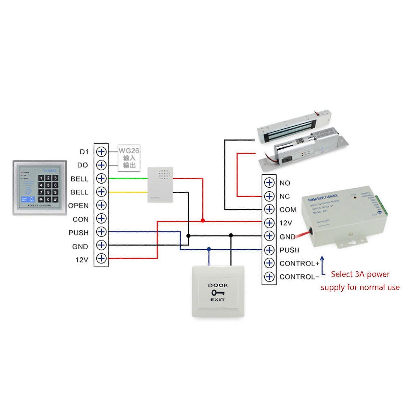 K80 Power Supply Control for Apartment Magnetic Lock Building Intercom ...