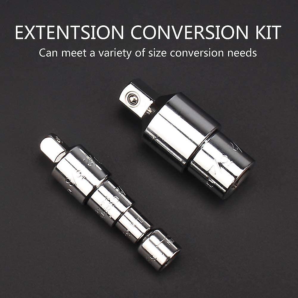 Socket Adapter And Reducer Set, 1/4-inch, 1/4-inch, 3/8-inch, 1/2-inch ...