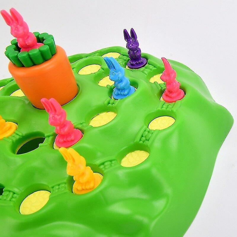 Rabbit Trap Game Toy Rabbit Cross Country Race Spinning Turnip Drop ...