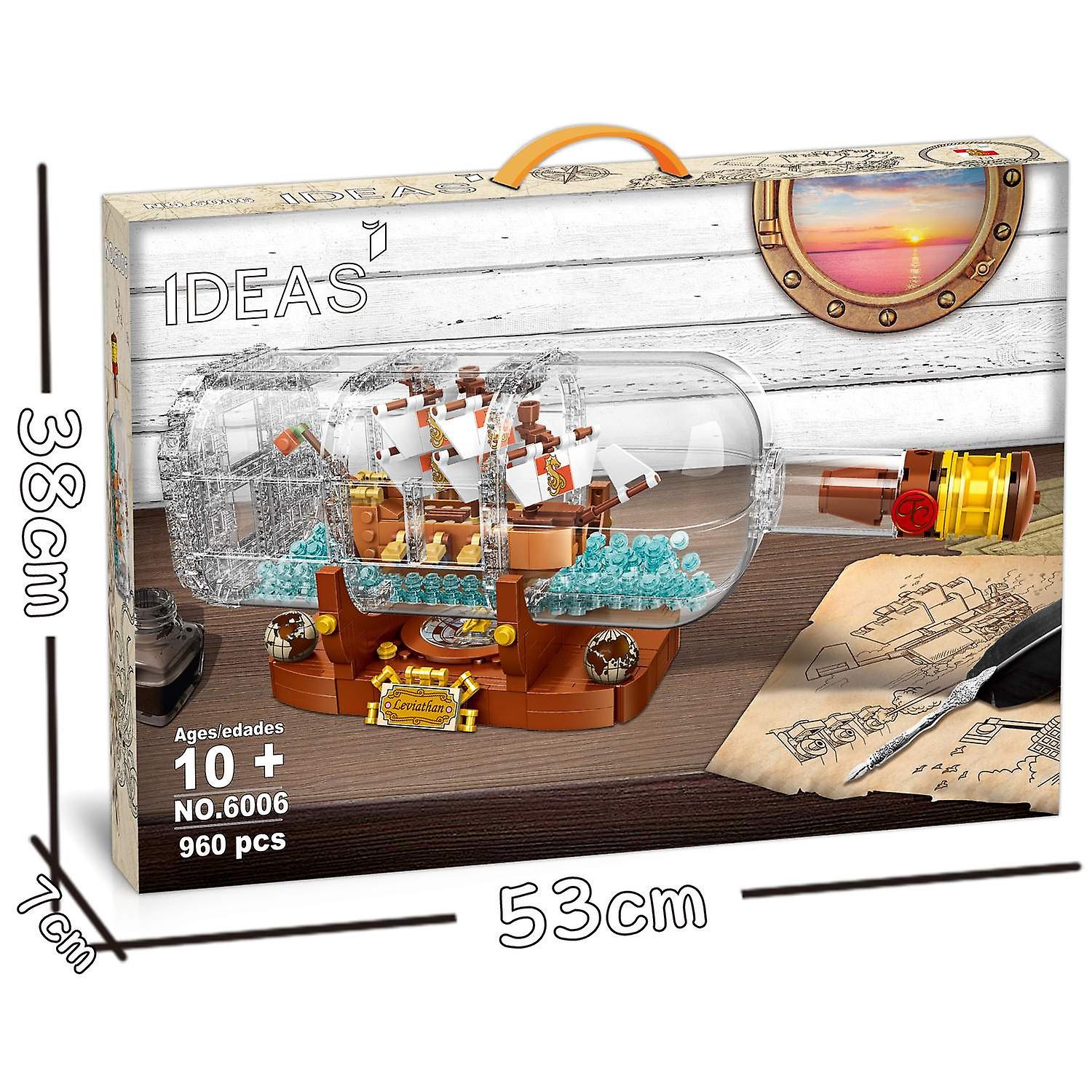 Creative Bottle Boats Building Kits, Model Boats, Collectible Display ...