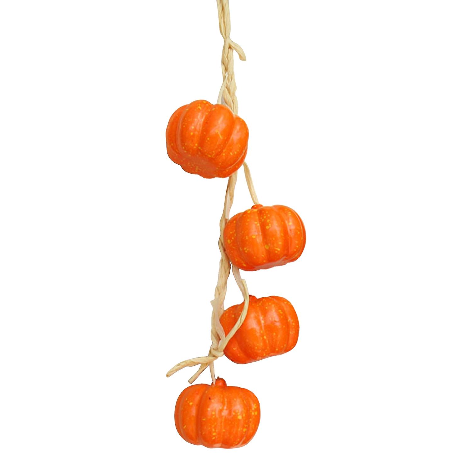 Lifelike 5 Pumpkins String Garland for Thanksgiving Decor, 49cm Length ...