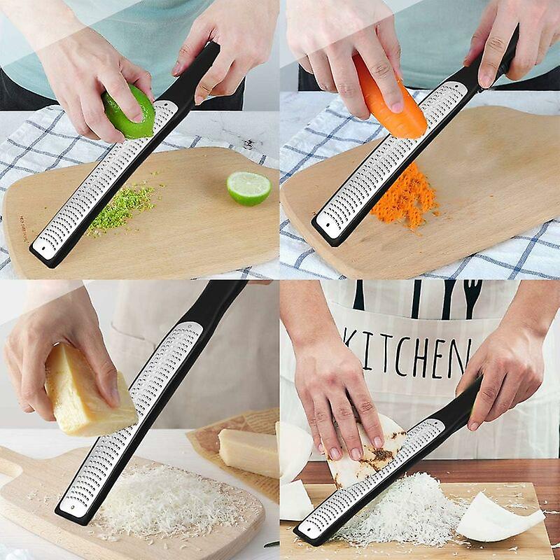 Lemon Grater Cheese Grater for Coconut Stainless Steel Citrus Zester Sharp Blade and Protective ...