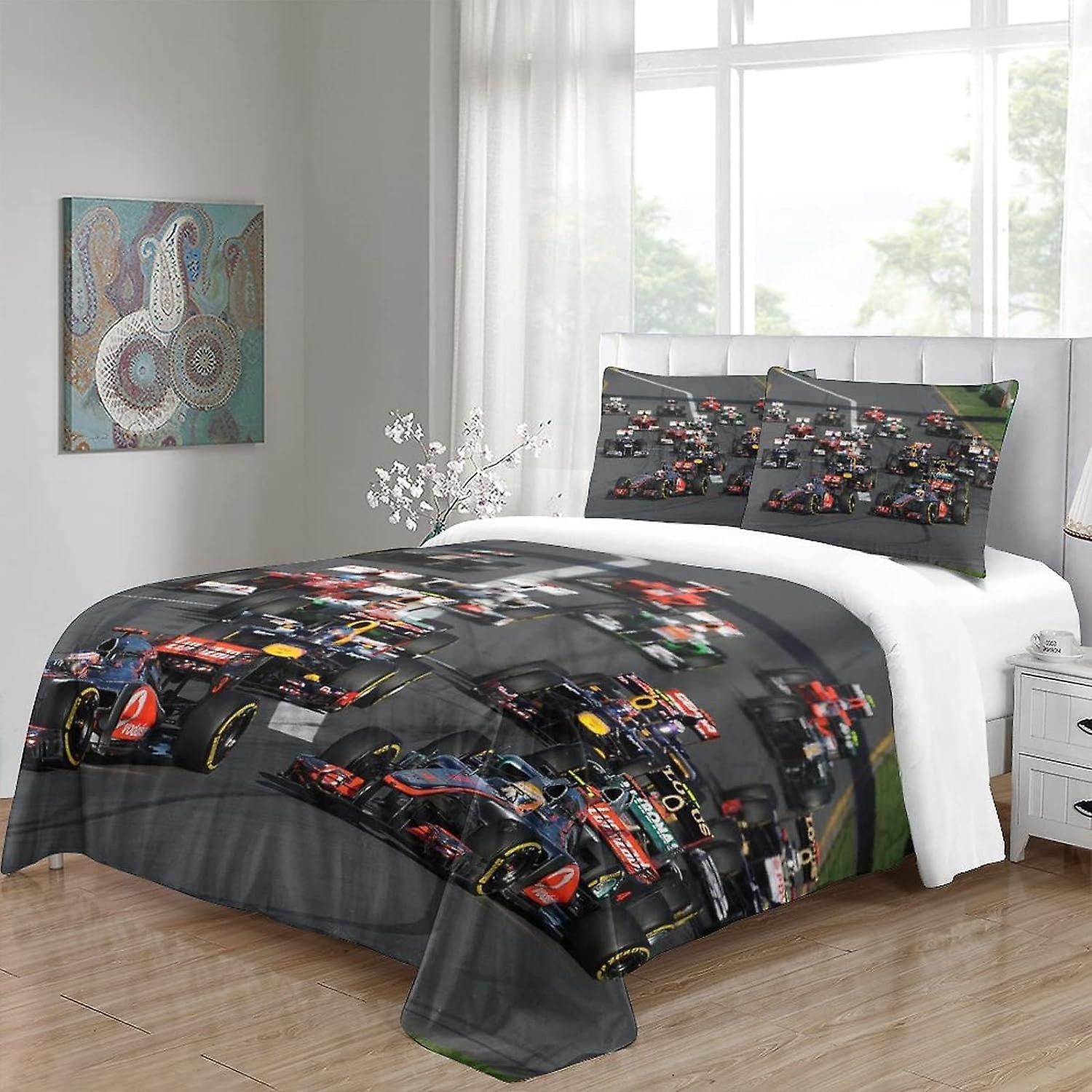F1 Racing Bedding Duvet Cover Set Racing 3D Printed Duvet Bedspreads ...