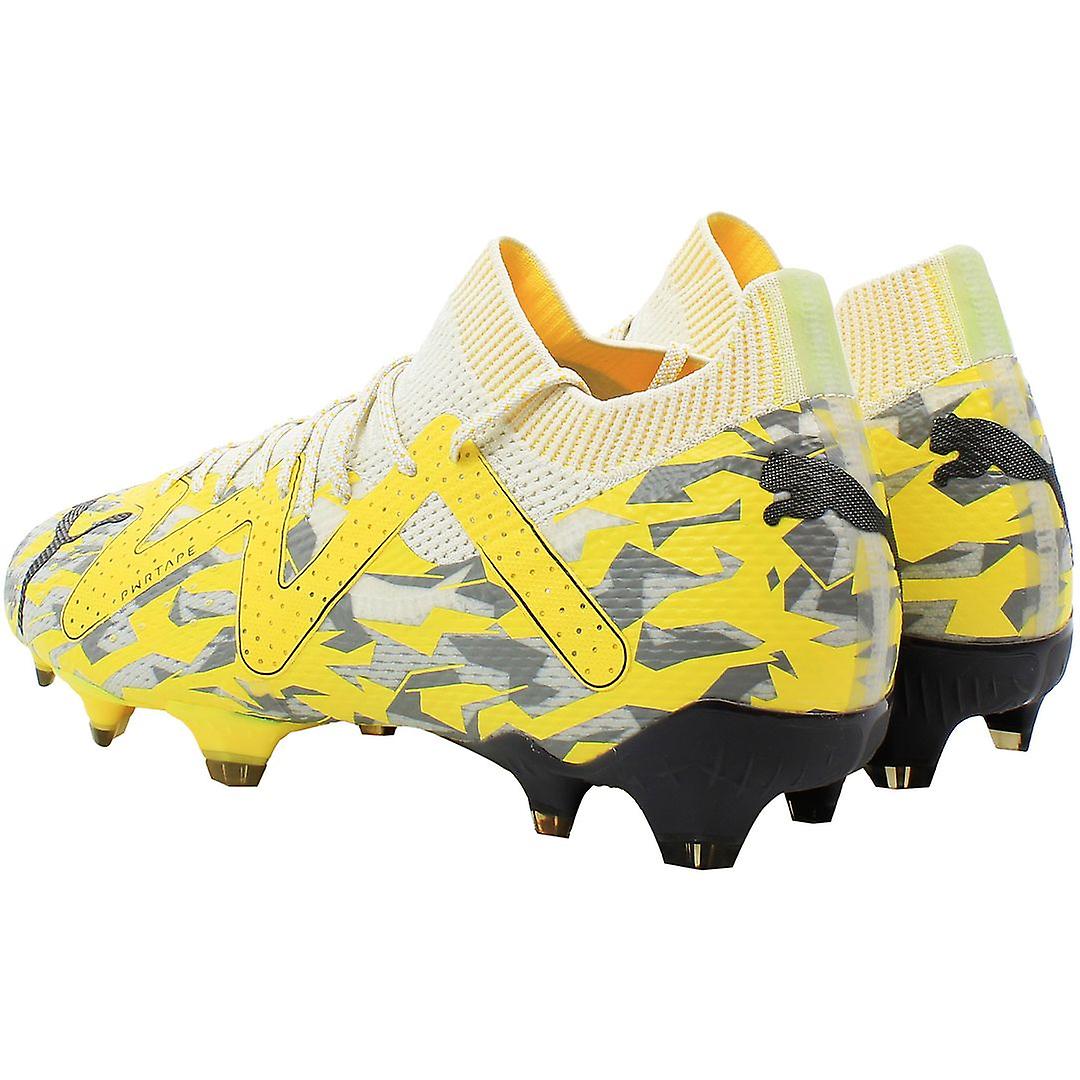 Puma Future Ultimate FG/AG Lace-Up Yellow Synthetic Womens Football ...