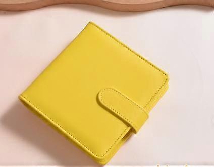 B6 A8 Square MacaronTie Dye Color Change PU Leather DIY Binder Notebook ...