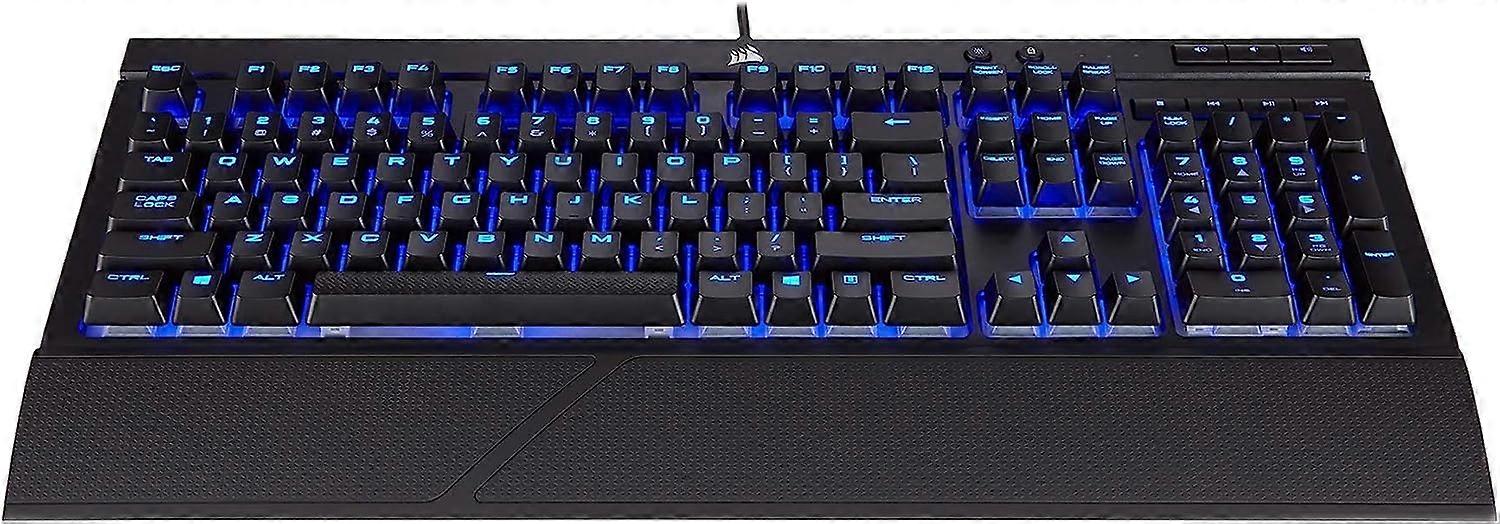 Corsair Gaming K68 Mechanical Keyboard, Backlit Blue LED, Cherry MX Blue | Fruugo UK