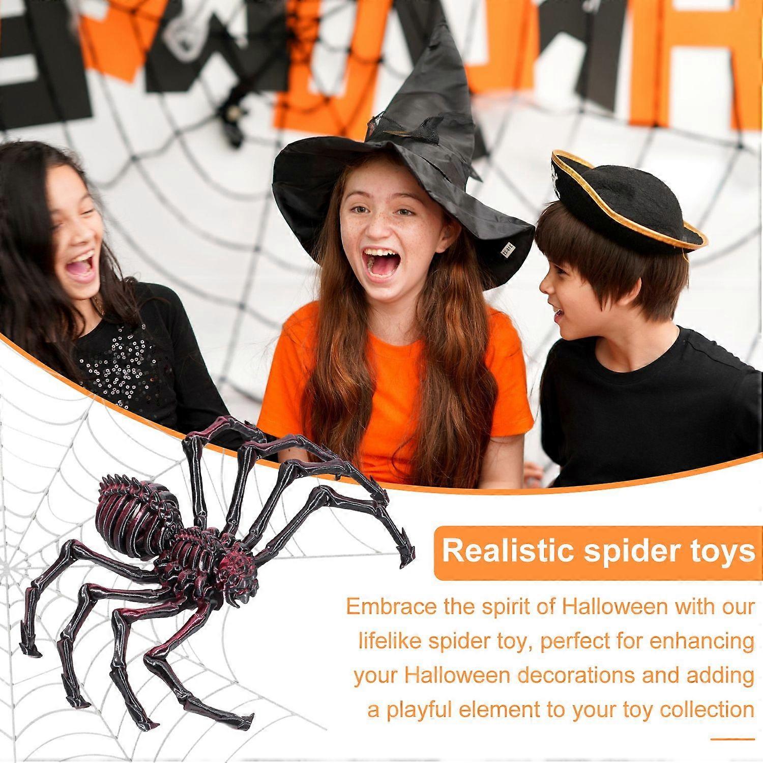 3D Printed Giant Spider Figurine Retractable Movable Joints Halloween ...