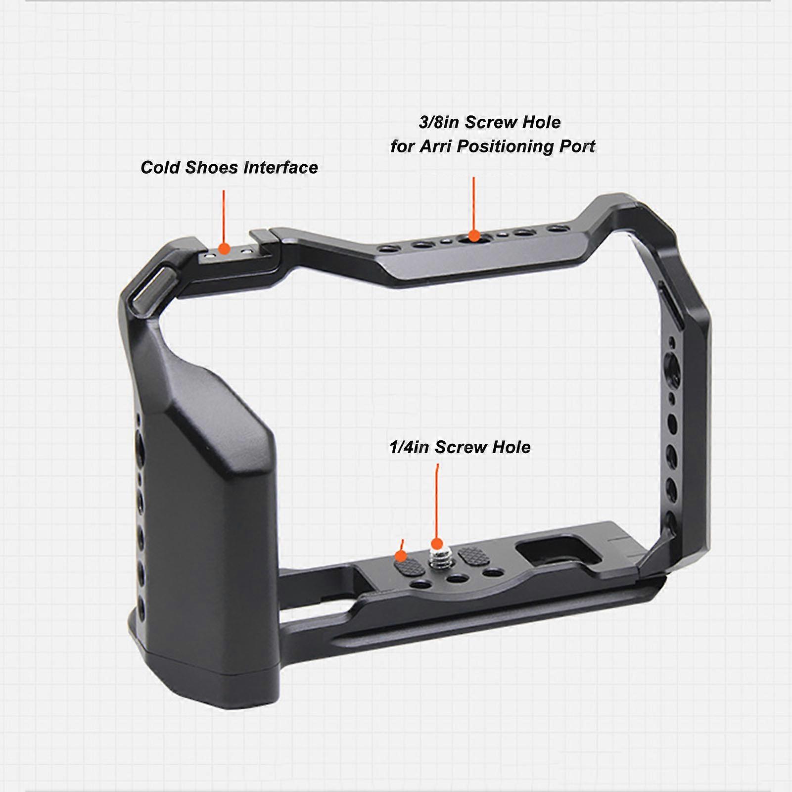 Camera Video Cage Handheld Camera Rig Quick Mount With 1/4 3/8 Threaded ...