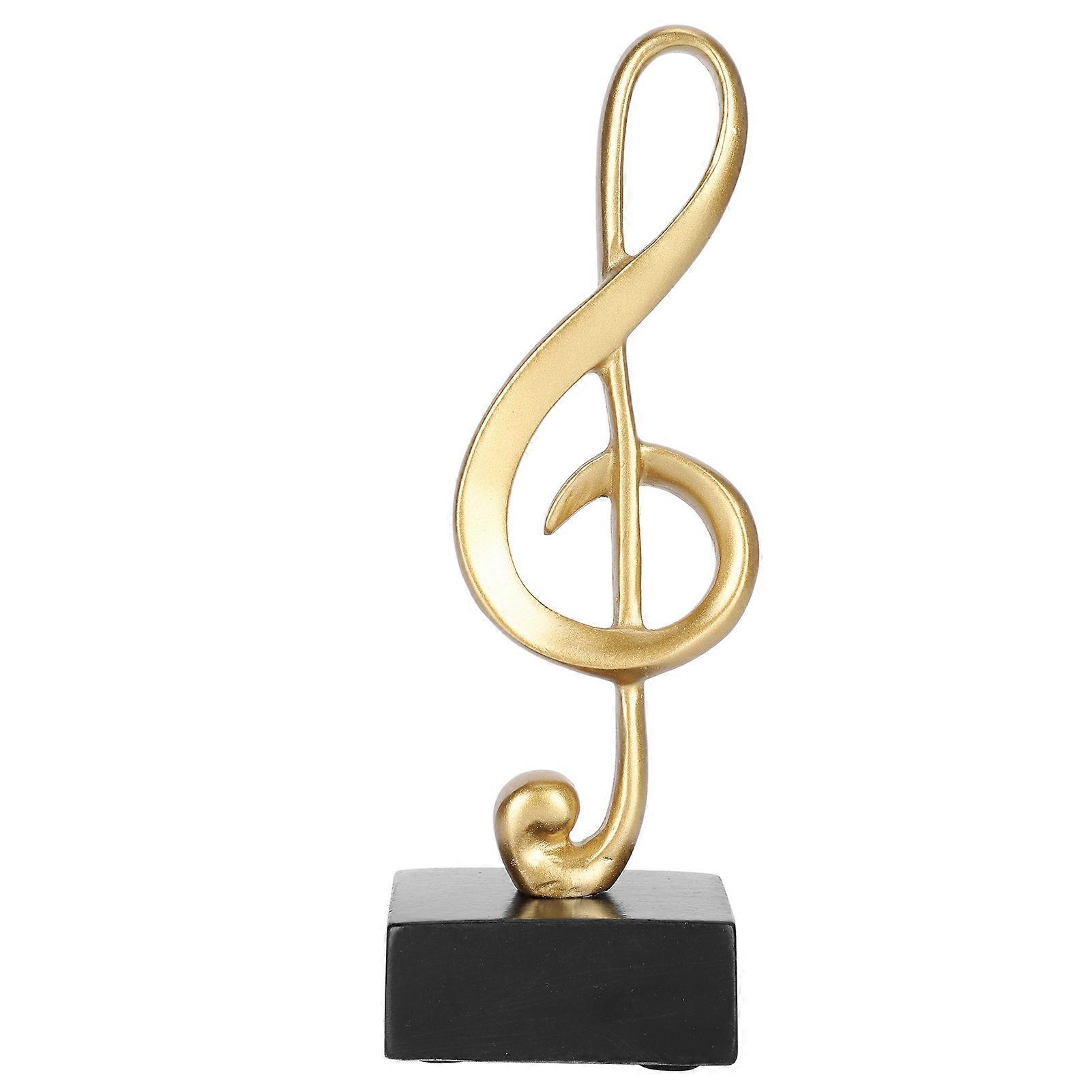Music Note Statue Sculpture Figurine Symbol Ornaments Decoration for ...