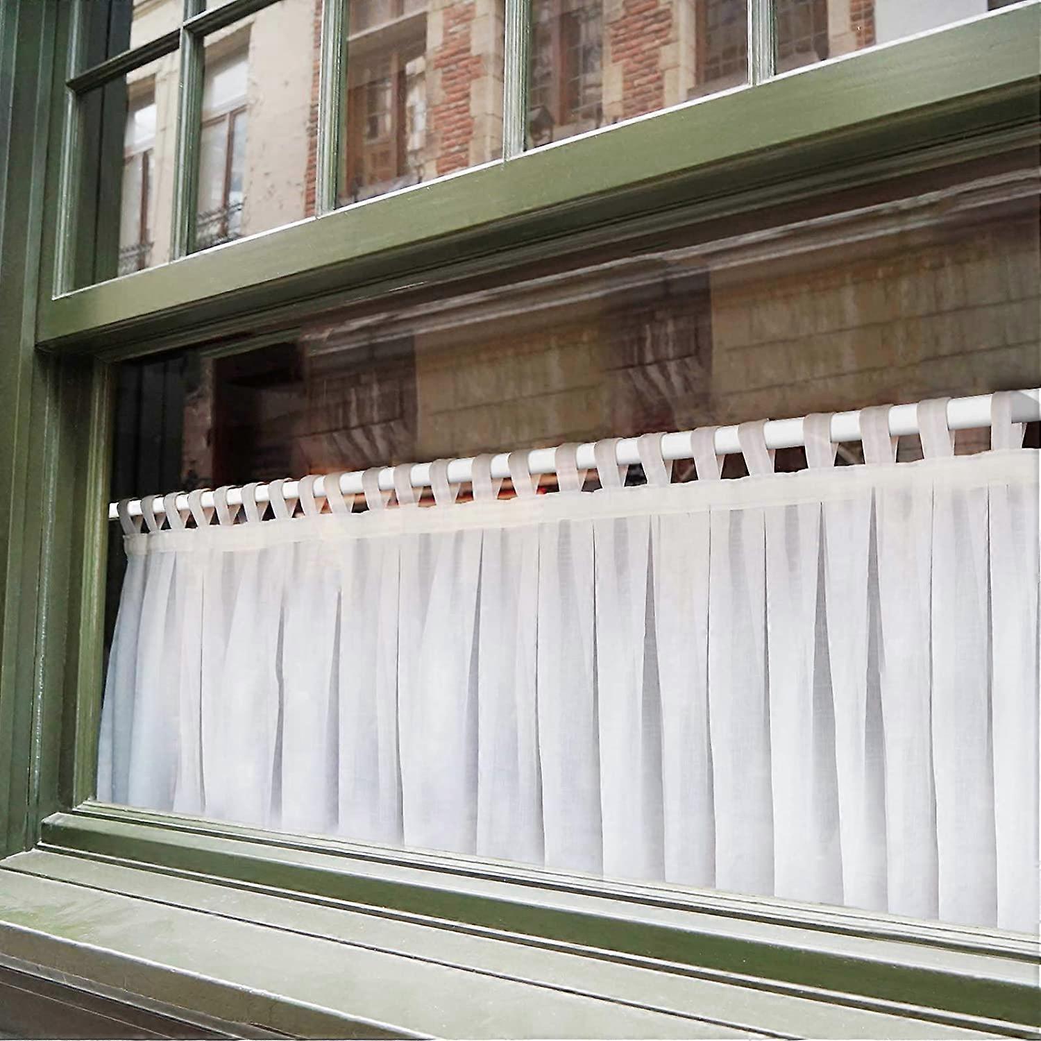 Adjustable Tension Rod Retractable Spring Curtain Rod with Self ...